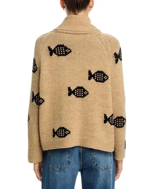 The Great. The Swimming Fish Lodge Cardigan