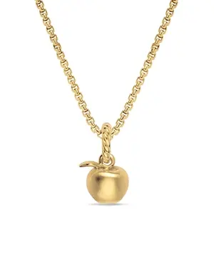 David Yurman Petite Apple Amulet - Gold