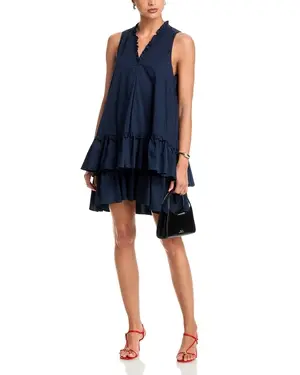 Cinq À Sept Mae Poplin Mini Dress