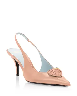 Butterfly Slingback Kitten Heels