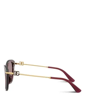 Dolce & Gabbana Butterfly Sunglasses, 53mm - Violet