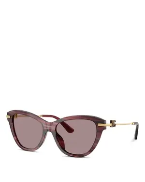 Dolce & Gabbana Butterfly Sunglasses, 53mm - Violet
