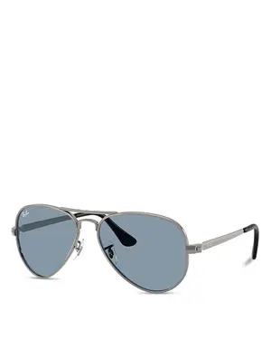 Ray-ban Aviator Max Sunglasses, 58mm - Gunmetal/blue