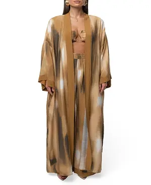JLUXLABEL Desert Oasis Duster - Brown