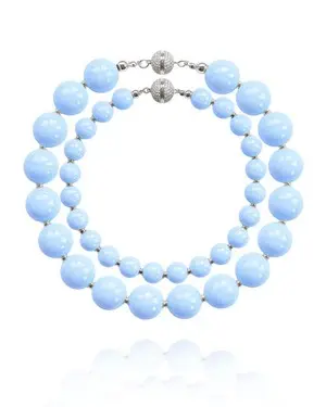 SAULE LABEL Siena Duo Necklace - Skyfall