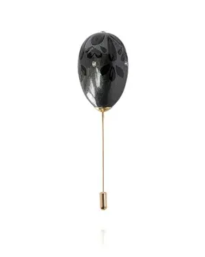 SAULE LABEL Nova Lapel Pin - Phantom Black