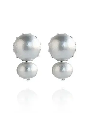 SAULE LABEL Livia Dangle Earrings - Cloudy Sky