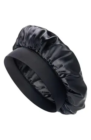 BLISSY Halo Silk Bonnet - Black