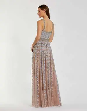 MAC DUGGAL COLLECTION Sleeveless Embellished A-line Gown