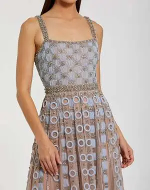 MAC DUGGAL COLLECTION Sleeveless Embellished A-line Gown