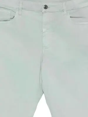 Canali Logo-patch Trousers - Green