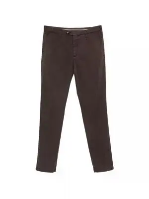 Canali Straight-leg Trousers - Brown