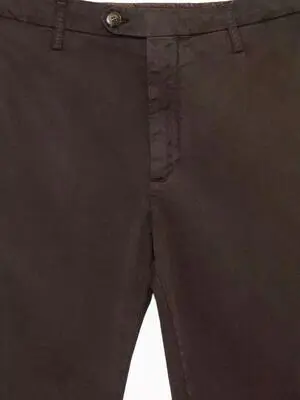 Canali Straight-leg Trousers - Brown