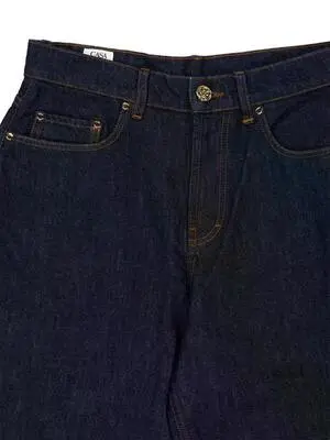 Casablanca Logo-embroidered Baggy Fit Jeans - Blue