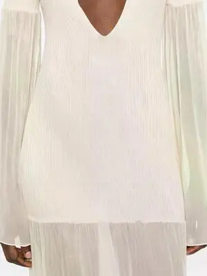AYA MUSE Calla Cutout-detail Maxi Dress - Neutrals
