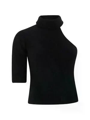 ROBERTO COLLINA One-shoulder Roll-neck Sweater