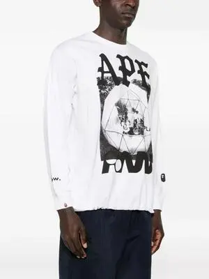 A BATHING APE Graphic-print Long-sleeve T-shirt