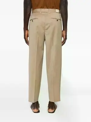 BRIGLIA 1949 Portofino Belt-loops Trousers - Brown