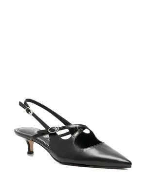 Guess Yasira Pointed-toe Slingback Pumps - Black