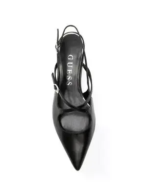 Guess Yasira Pointed-toe Slingback Pumps - Black