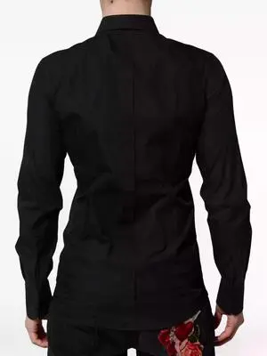 Dolce & Gabbana Gold Bib-front Shirt