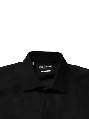 Dolce & Gabbana Gold Bib-front Shirt
