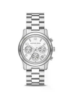 Michael Kors Runway Chronograph 38mm Watch - Silver
