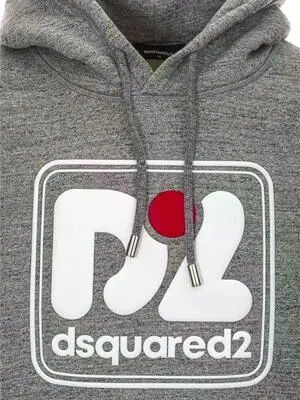 Dsquared2 Logo-print Oversized Hoodie - Grey