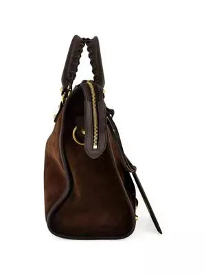 Balenciaga Le City Studded Leather Tote Bag