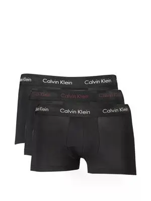 Calvin Klein Logo-waistband Boxer Briefs - Black