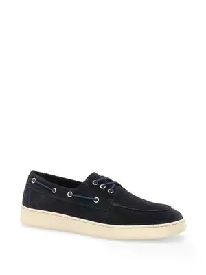 FRAU Suede Boat Shoes - Blue