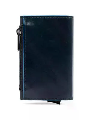 PIQUADRO Pop-up Wallet With Money Pocket - Blue