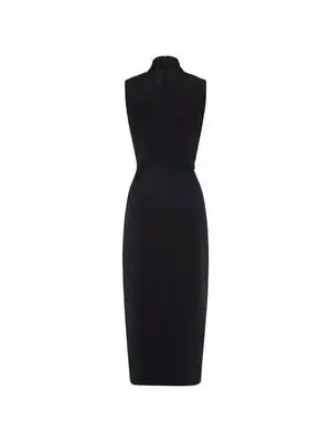 Adam Lippes Scarf-drape Silk-crepe Midi Dress