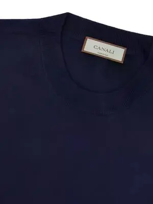 Canali Crew-neck Sweater - Blue
