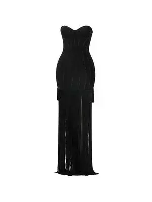 Black Strapless Maxi Dresses