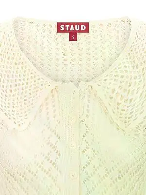 Staud Vienna Open-knit Cardigan