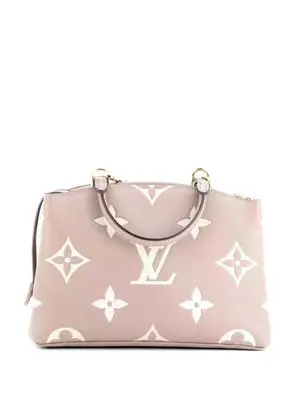 LOUIS VUITTON Petit Palais Monogram Empreinte Giant Satchel - Neutrals