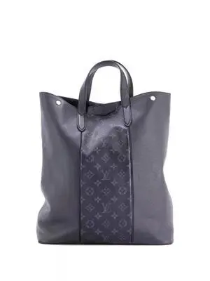 LOUIS VUITTON City Monogram Taigarama Tote Bag - Black
