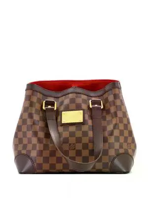 LOUIS VUITTON Hampstead Handbag Damier Pm Tote - Brown