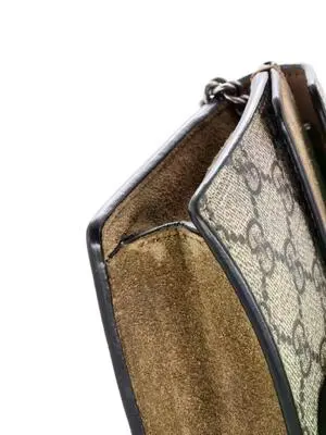 Gucci Dionysus Gg Coated Canvas Super Mini Crossbody Bag - Brown