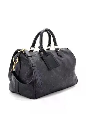 LOUIS VUITTON Speedy Soft Bandouliere 30 Satchel Monogram Empreinte Leather