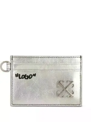 Off-white Card Holder Wallets For Women