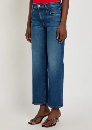 MOTHER The Mid Rise Rambler Stretch-denim Jeans - Blue