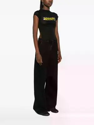 Balenciaga Logo-print Side-slit T-shirt