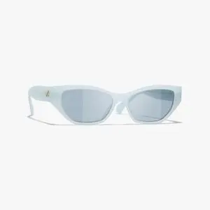 Chanel Cat Eye Sunglasses - Light Blue