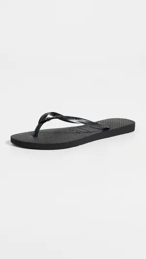 Havaianas Slim Crystal Sw Ii Sandals - Black