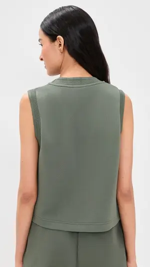 Varley Shea Crop Tank - Thyme