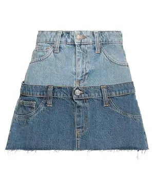 VICOLO Denim Couture Flared Skirt