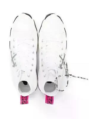 Off-White Vulcanised Mid-top Sneakers