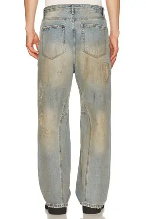 Andersson Bell Destroyed Wide Leg Jeans